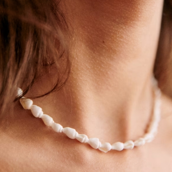 Sezane | Jewelry | Szane Seashell Necklace | Poshmark